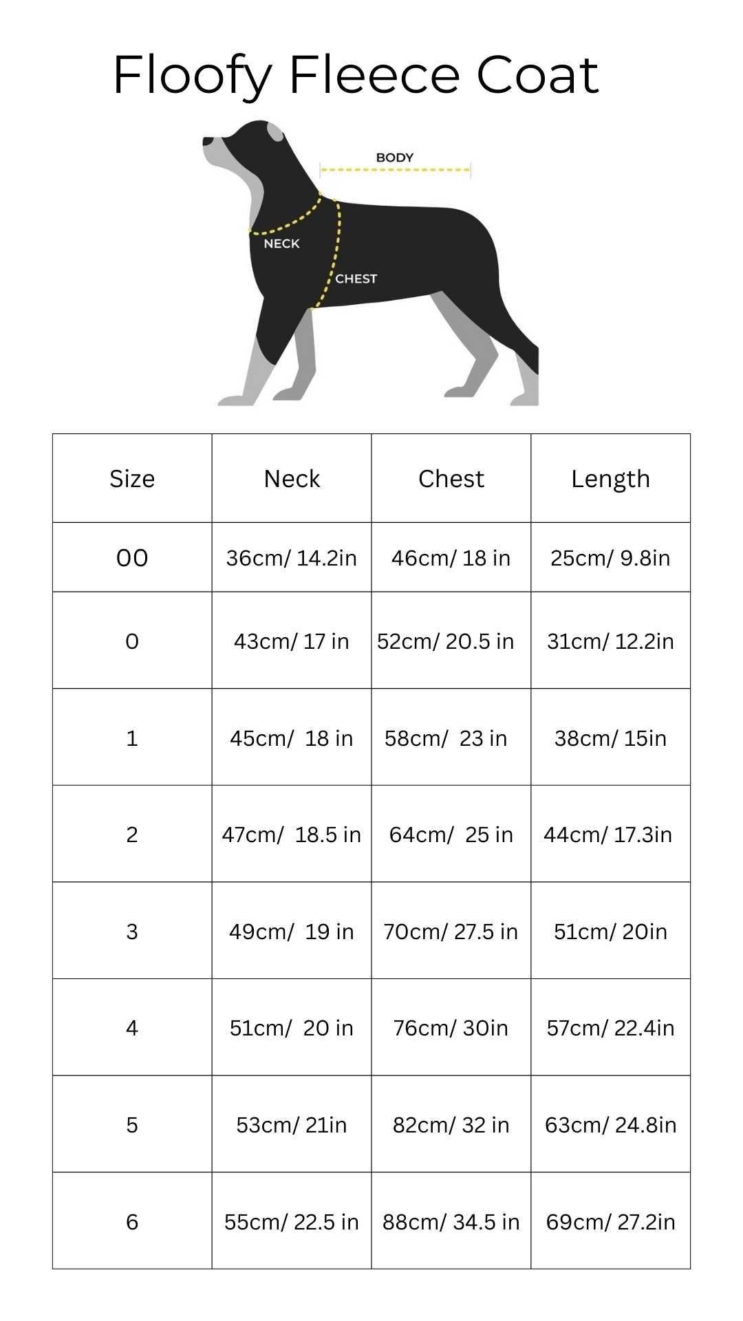 Sizing Chart - Find the Best Fit for Your Dog - Snoot Style