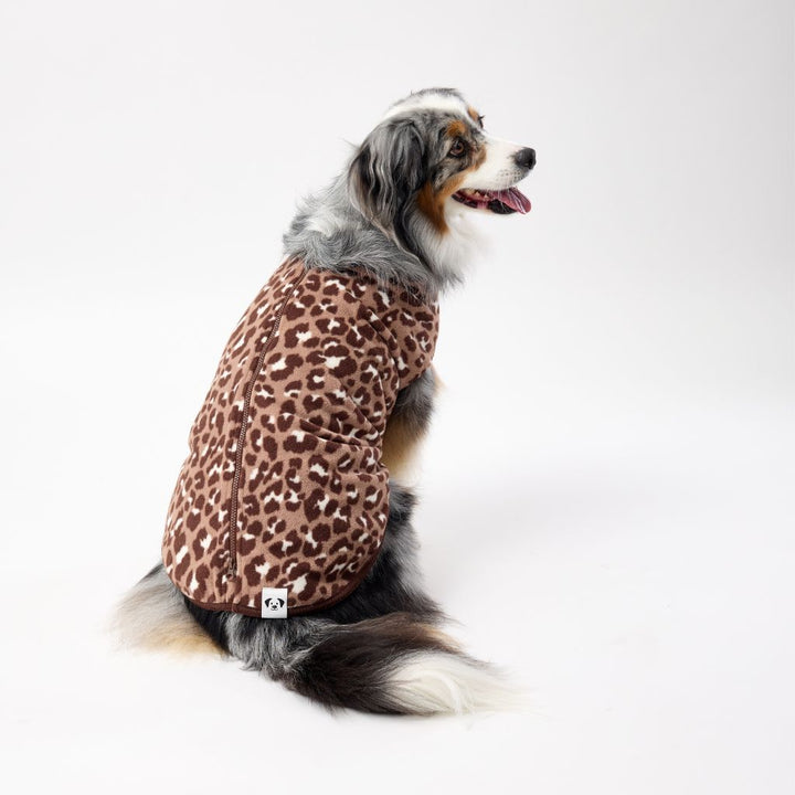 The Floofy Fleece Dog Coat | Animal Print - Snoot Style
