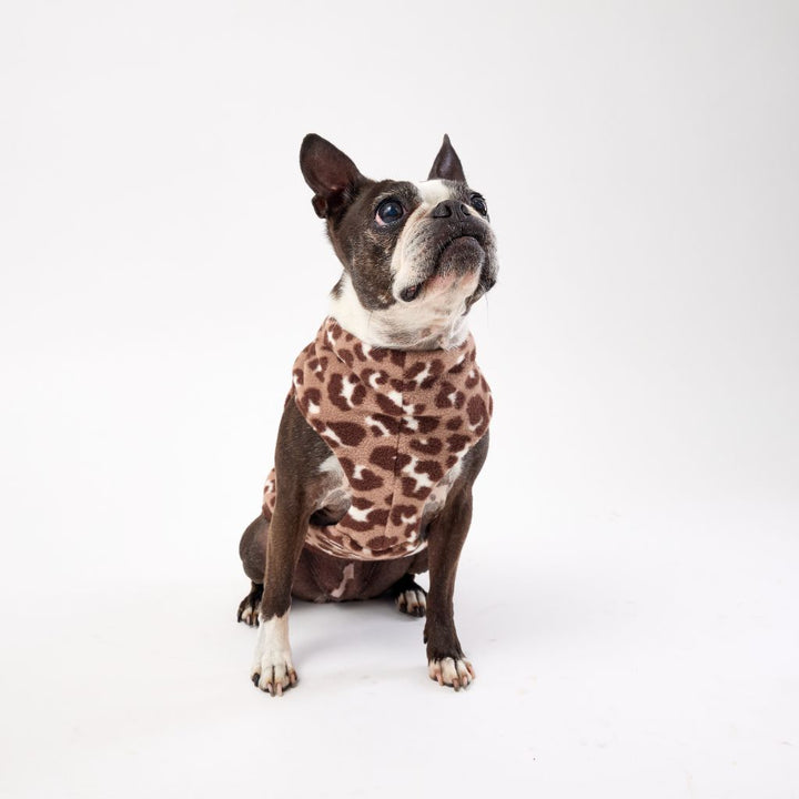 The Floofy Fleece Dog Coat | Animal Print - Snoot Style